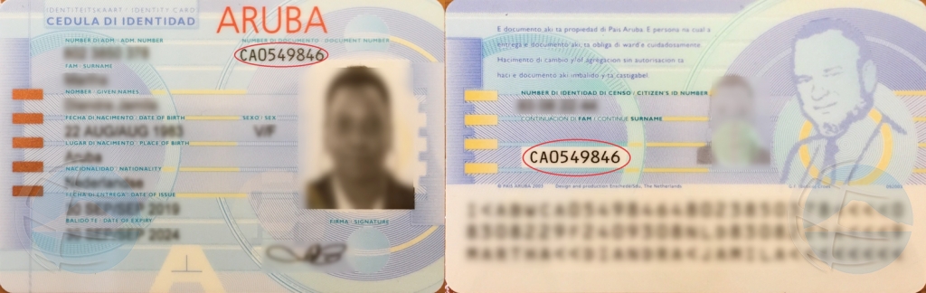 NoticiaCla - Cedula nobo di Aruba ta bin cu un caracteristica extra