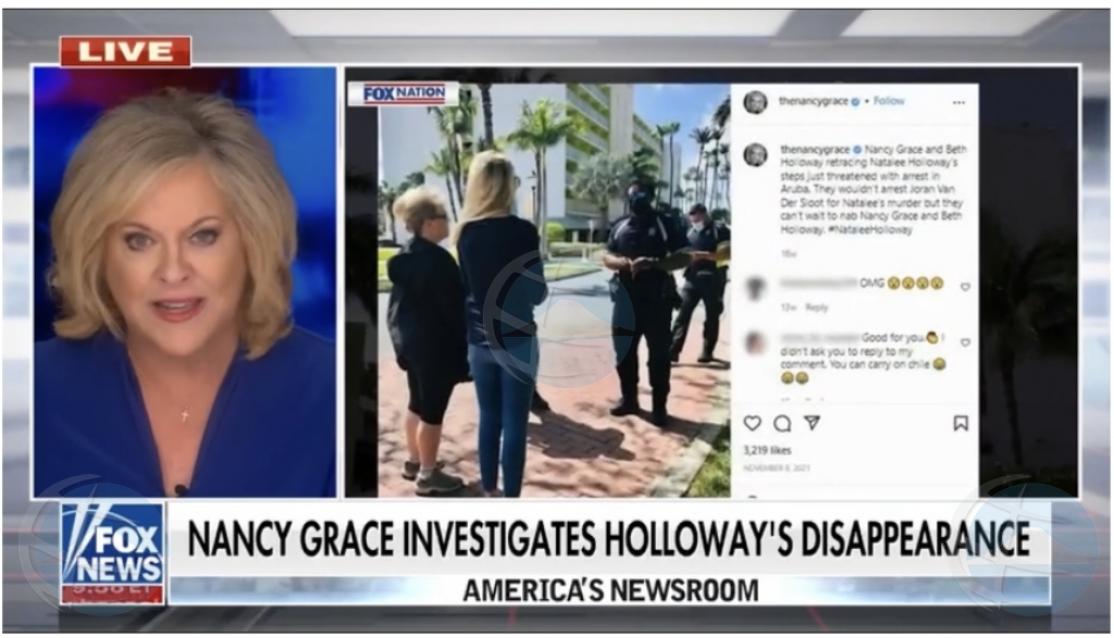 NoticiaCla - Nancy Grace (Fox): Aruba no kier resolve caso di Natalee ...