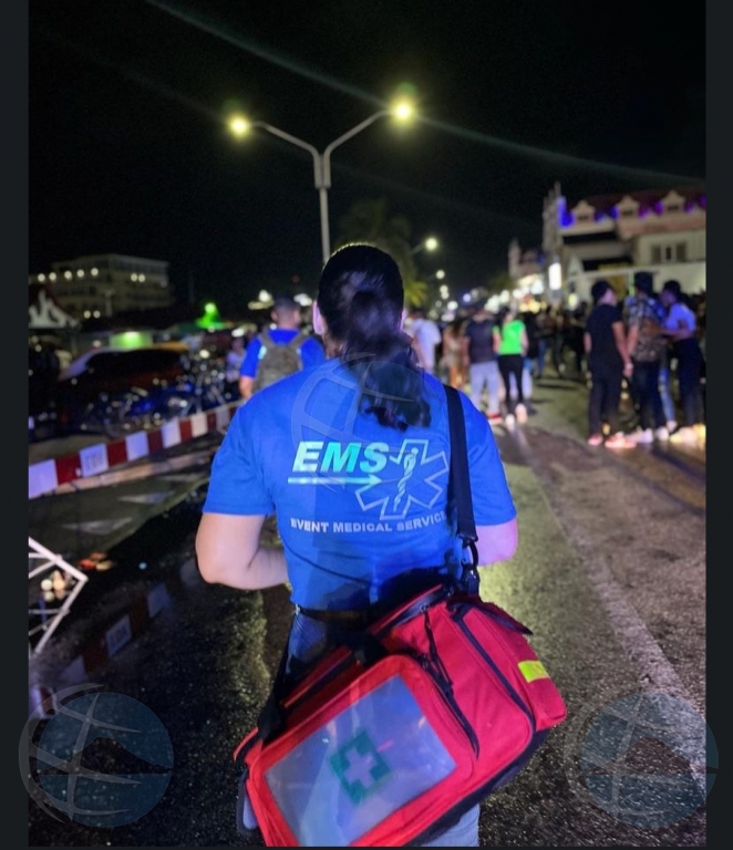NoticiaCla - Event Medical Services Aruba (EMS) a asisti durante Fakkel