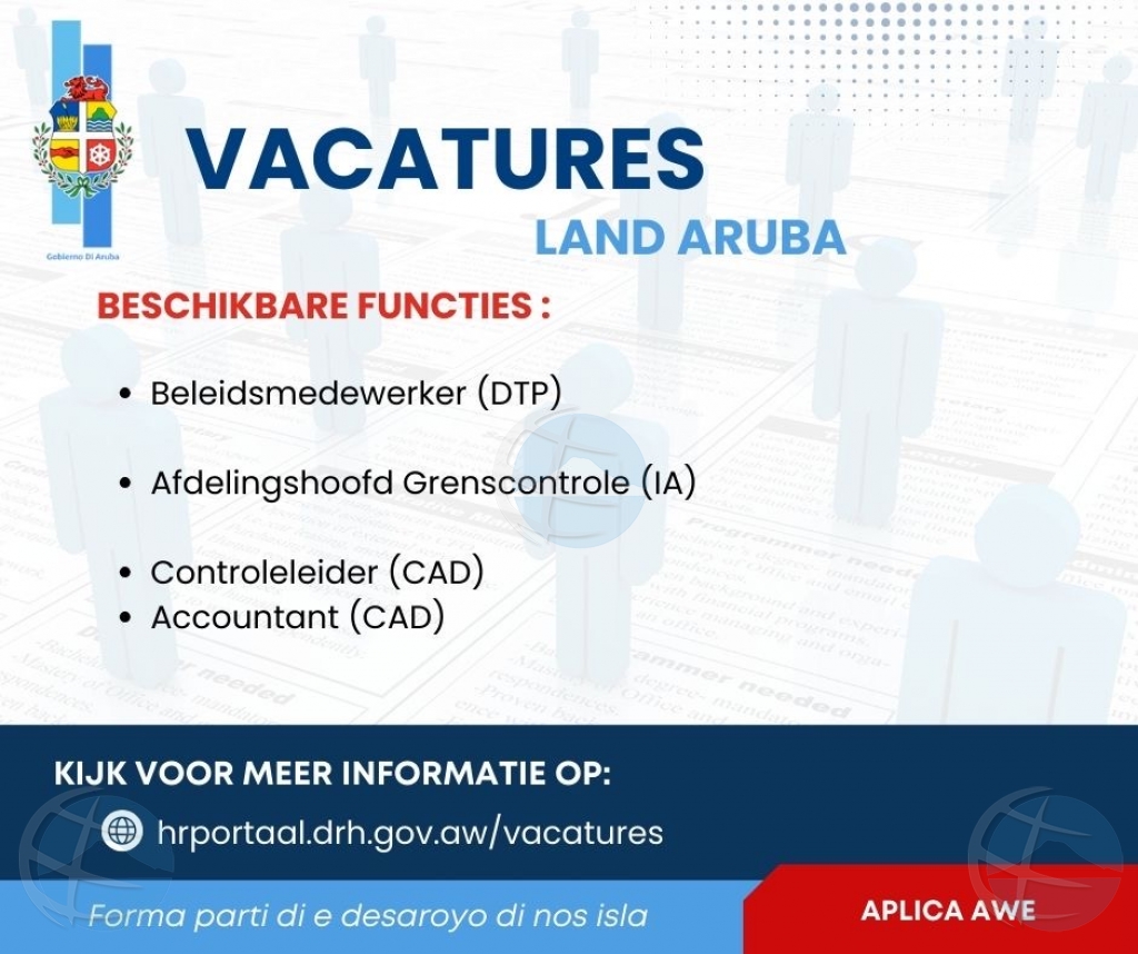 NoticiaCla - Departamento Recurso Humano (DRH) ta informa cu Pais Aruba ...